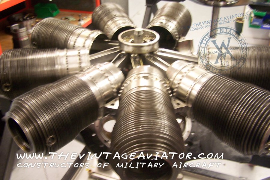 Gnome 9B-2 Engine Build Gallery | The Vintage Aviator